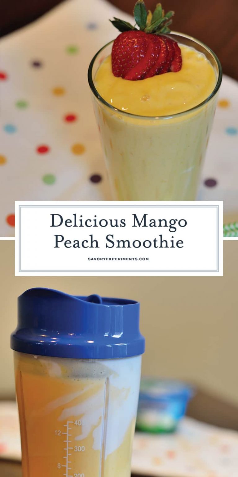 Mango Peach Smoothie - The Best Morning Smoothie Recipe! Mango Peach Smoothie - The Best Morning Smoothie Recipe!