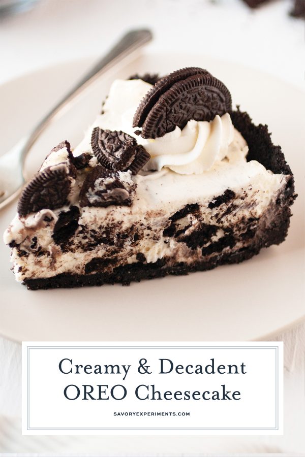 Oreo Cheesecake Cookie Crust With No Bake Oreo Filling